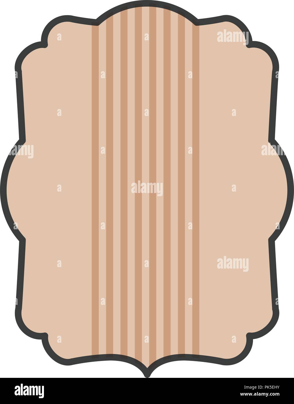 Striped retro frame design Stock Vector Image & Art - Alamy