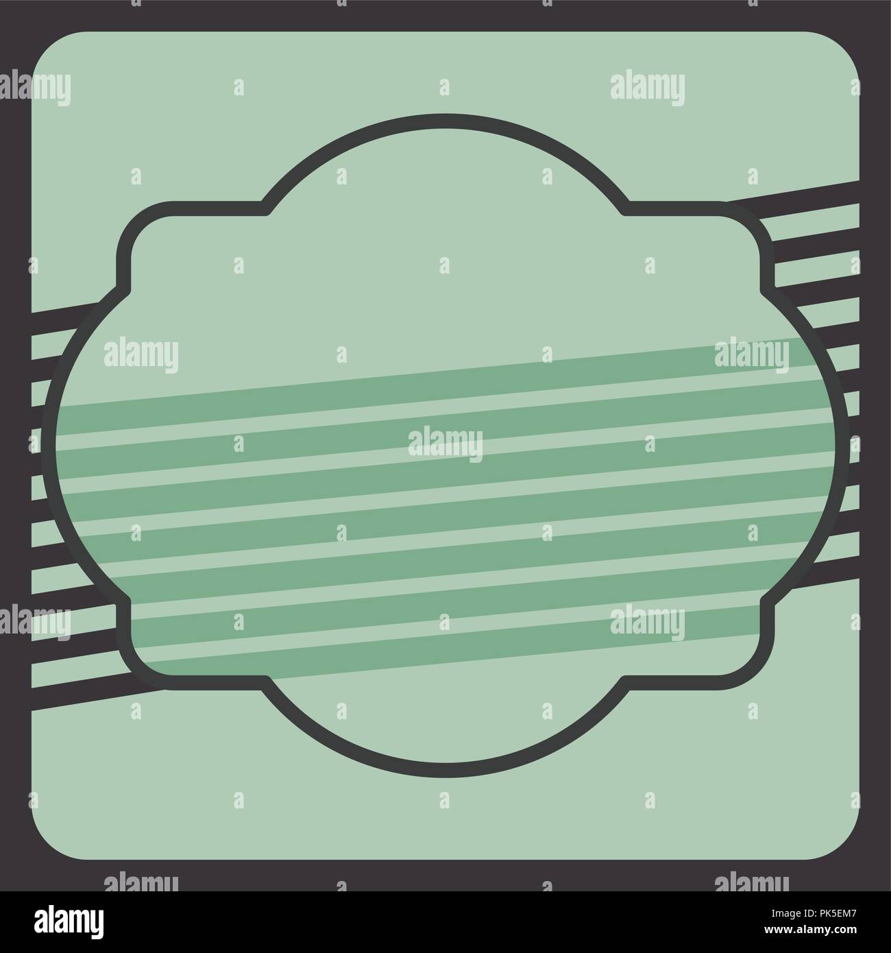 Striped retro frame design Stock Vector Image & Art - Alamy