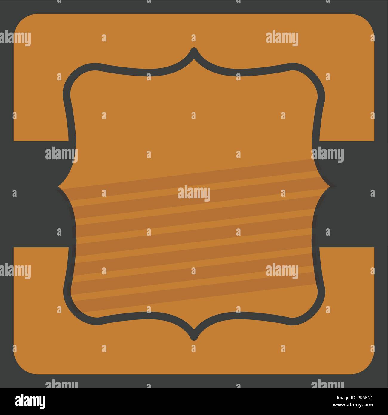 Striped retro frame design Stock Vector Image & Art - Alamy