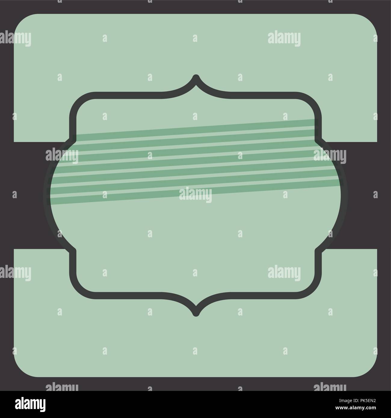 Striped retro frame design Stock Vector Image & Art - Alamy