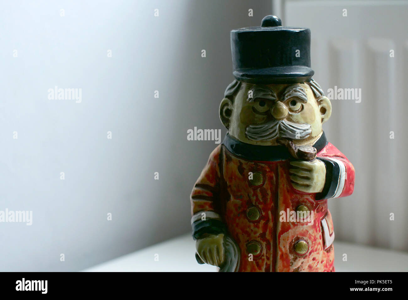 Chelsea pensioner money box from the 1960's Stock Photo - Alamy