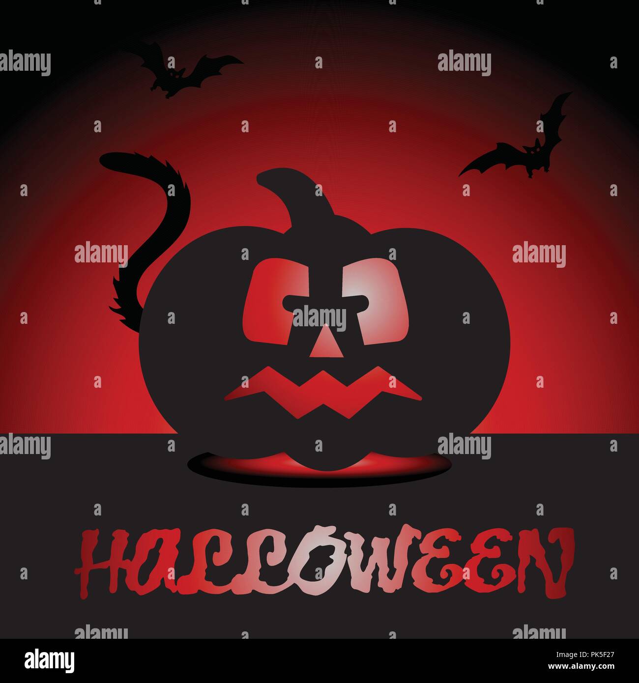 Halloween design with creative design vector Stock Vector Image & Art ...