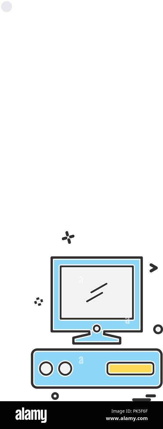 Computer icon design vector Stock Vector Image & Art - Alamy