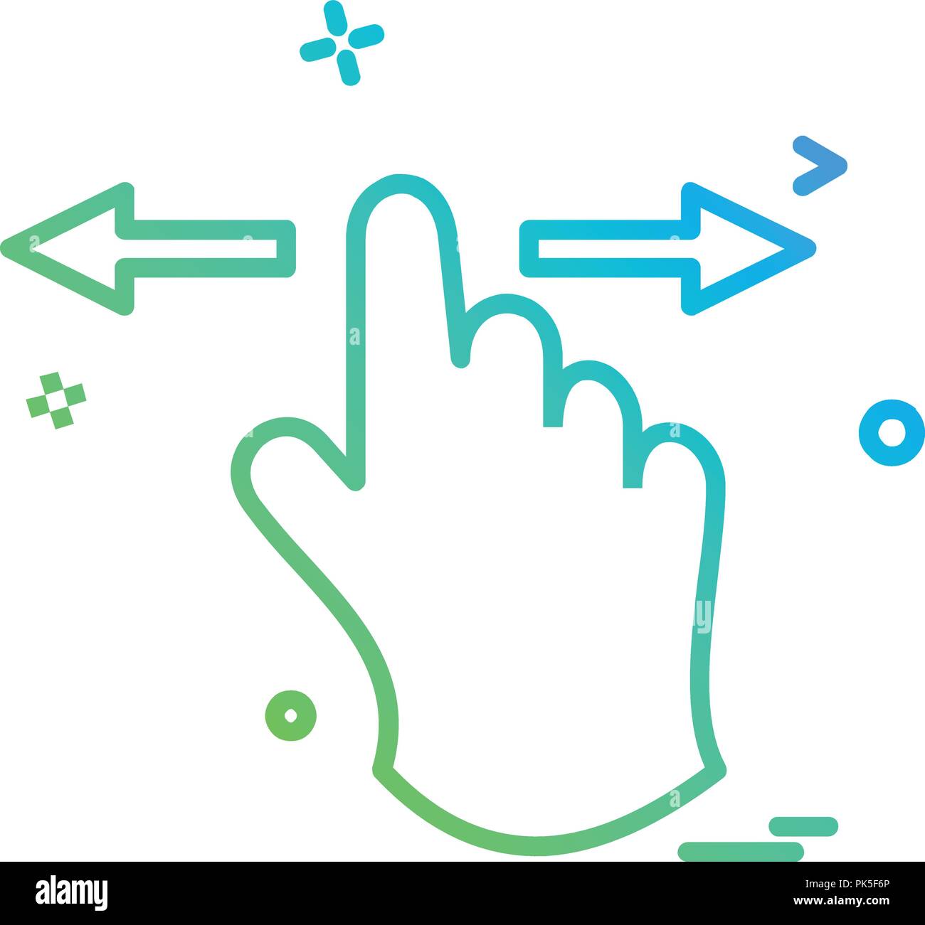 Hands icon design vector Stock Vector Image & Art - Alamy