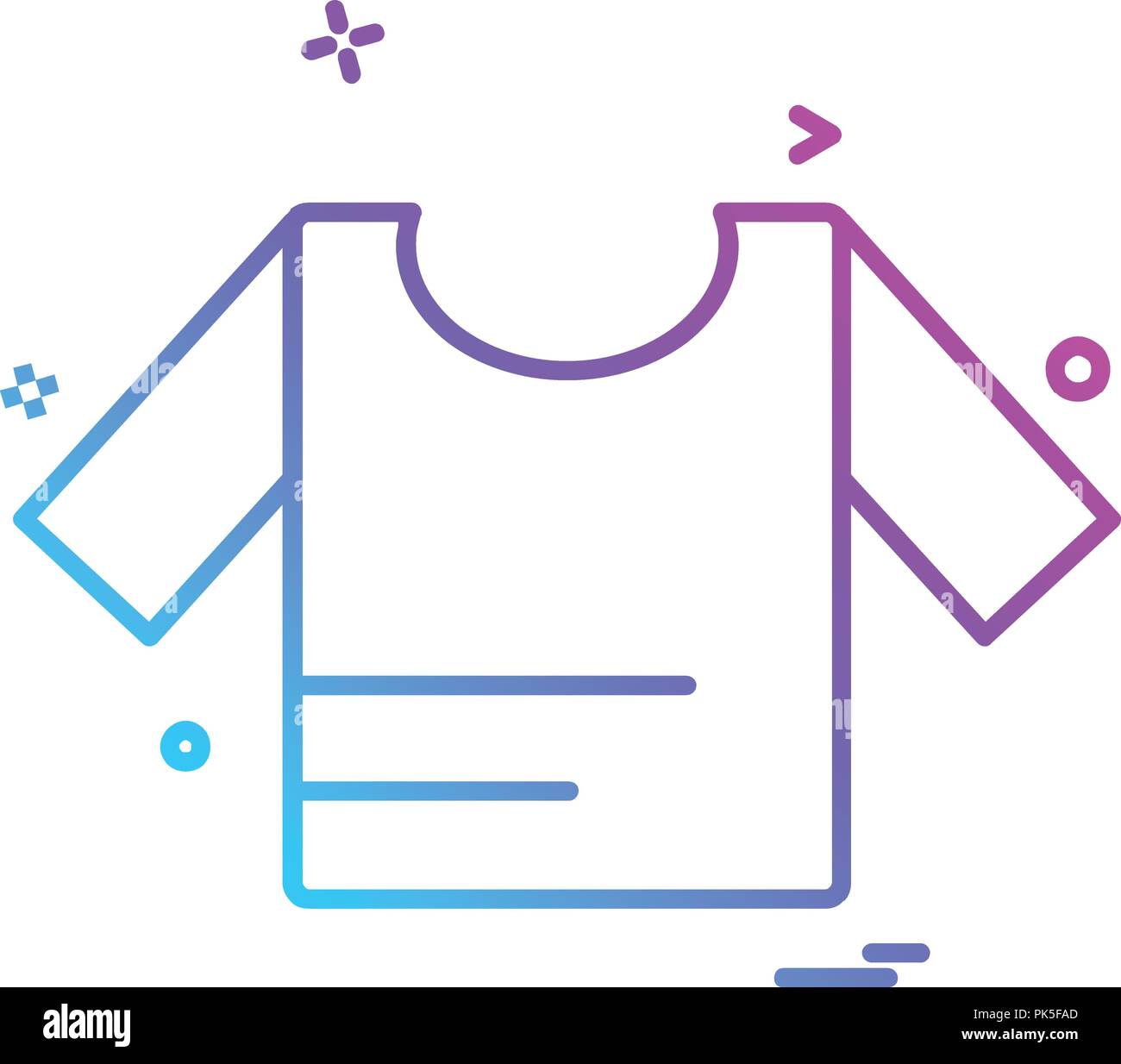 Shirt icon design vector Stock Vector Image & Art - Alamy
