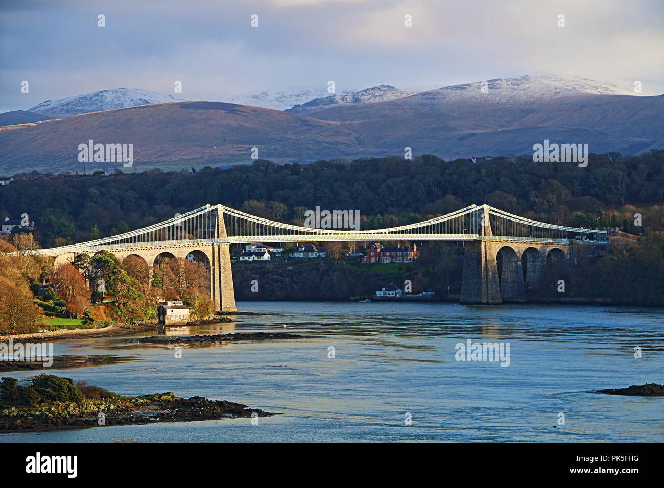 Menai bridge construction hi-res stock photography and images - Alamy