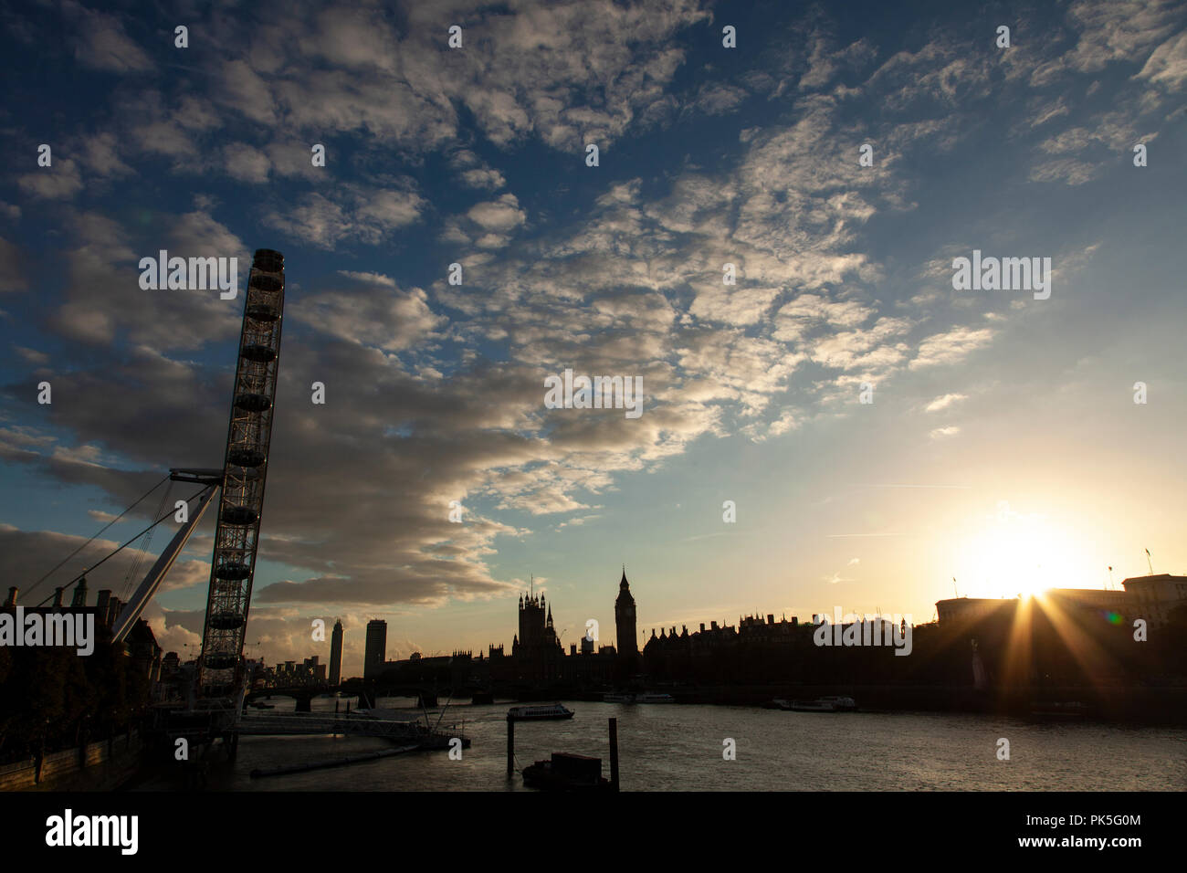 LONDON EYE, LONDON - OCTOBER 30 2013 Also known as Millennium Wheel ...