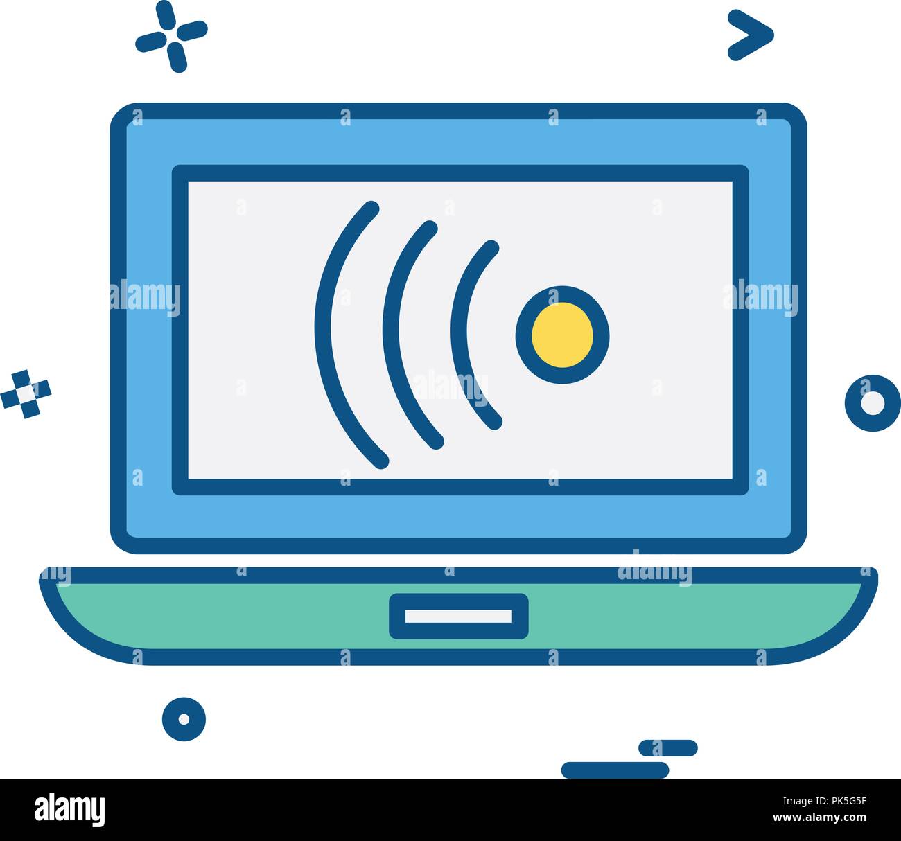 Computer icon design vector Stock Vector Image & Art - Alamy