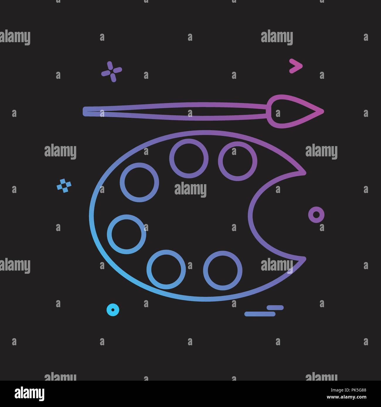 Paint icon design vector Stock Vector Image & Art - Alamy