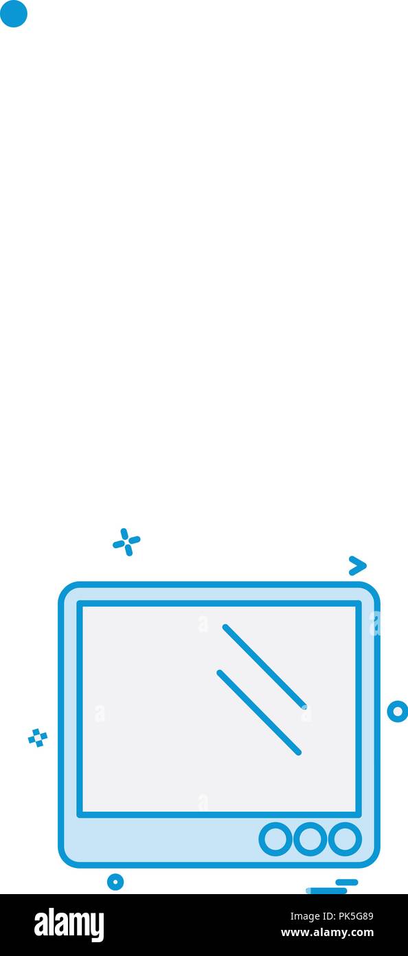 Computer icon design vector Stock Vector Image & Art - Alamy