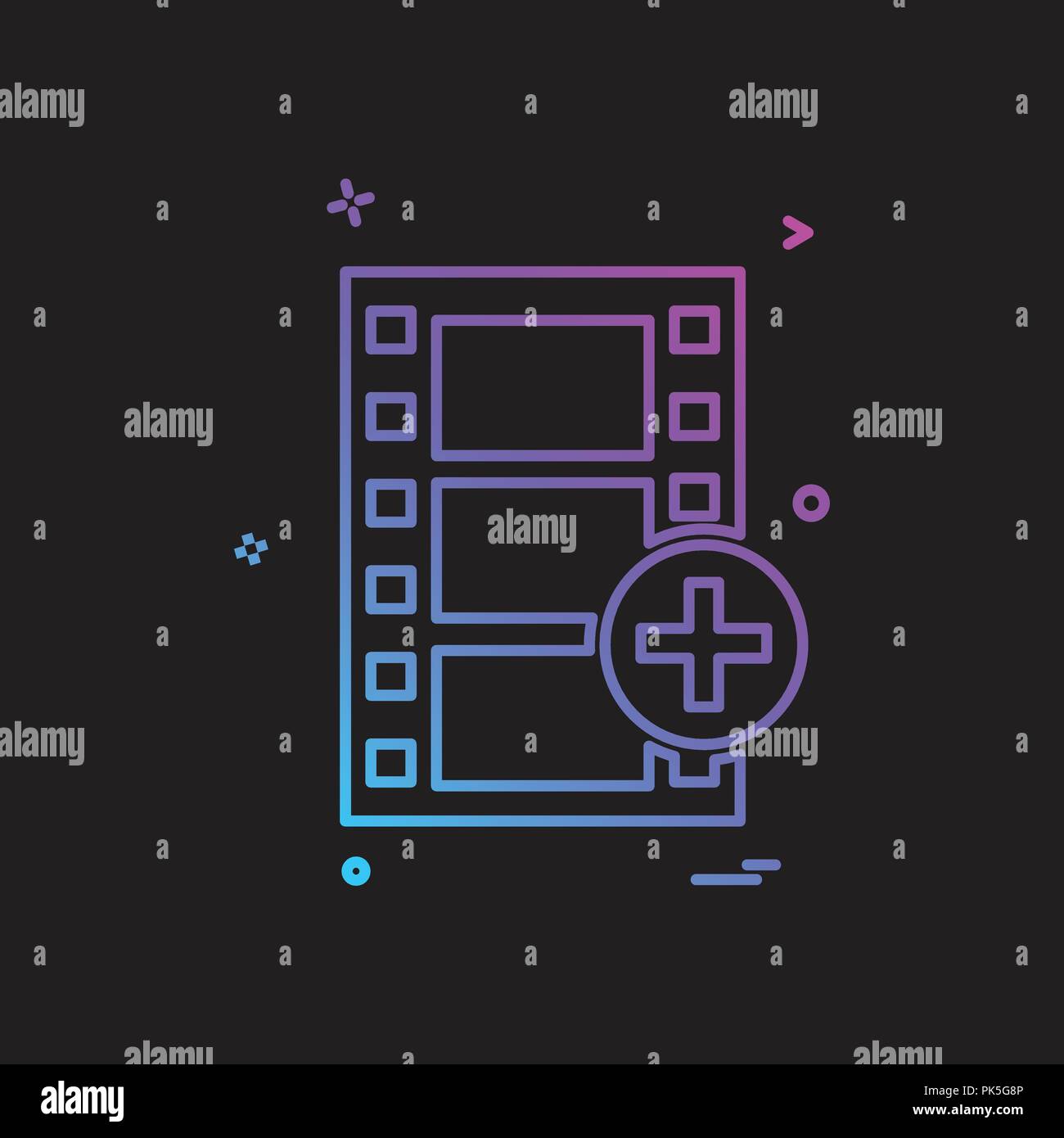 Film icon design vector Stock Vector Image & Art - Alamy