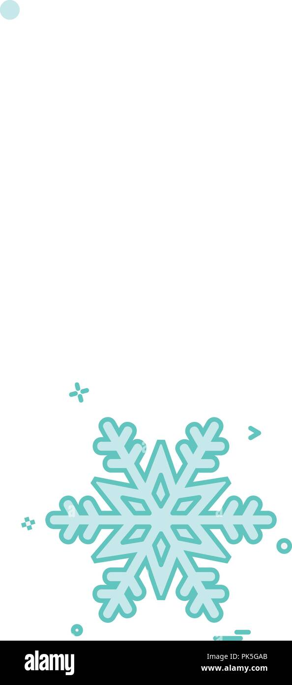 Snow flakes icon design vector Stock Vector Image & Art - Alamy