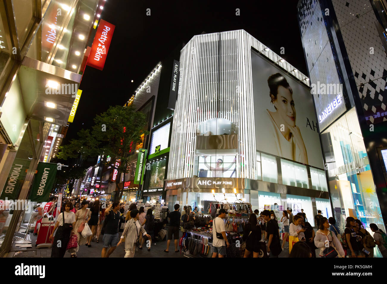 Myeong-dong Seoul South Korea Stock Photo - Alamy