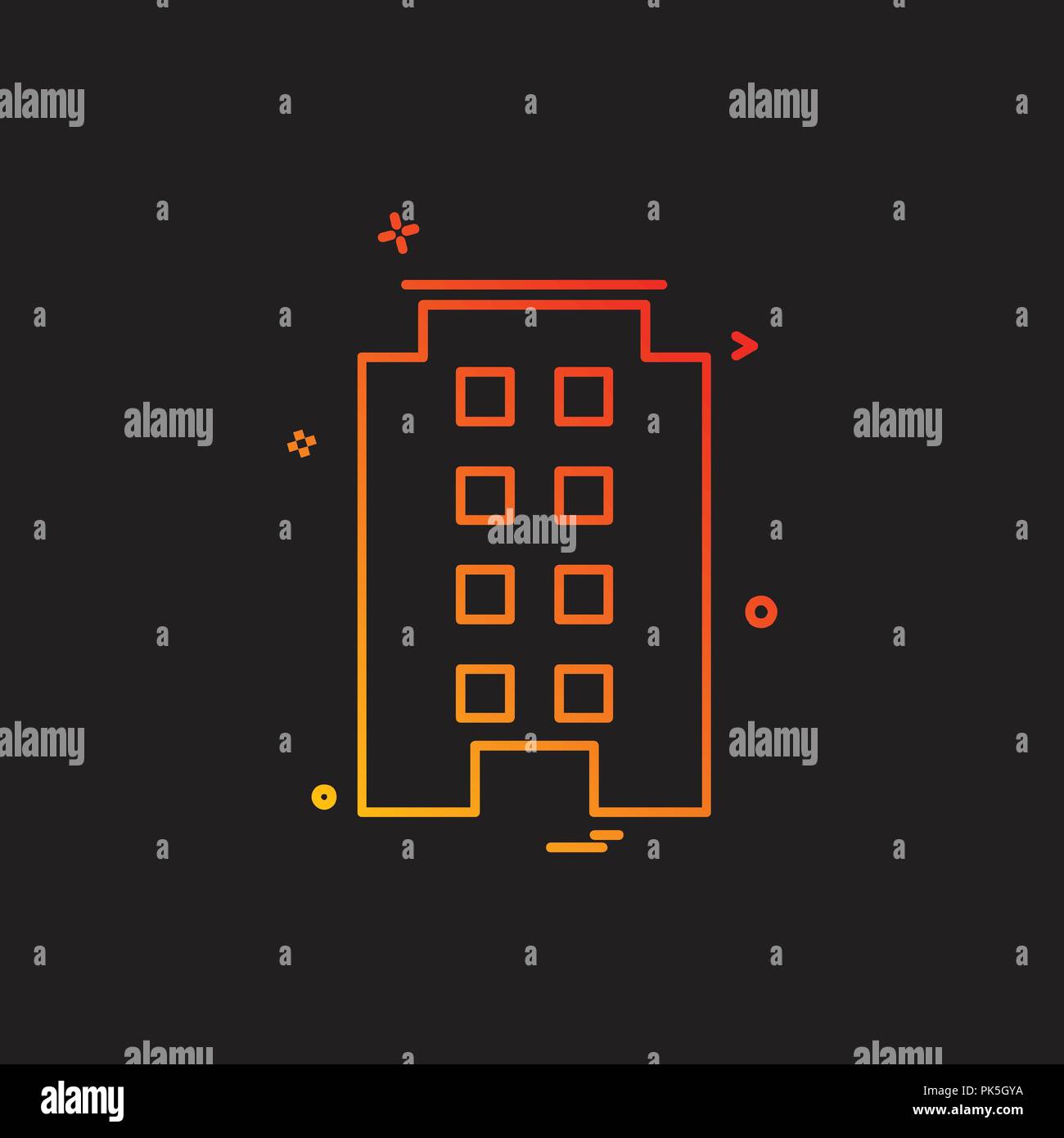 Building icon design vector Stock Vector Image & Art - Alamy