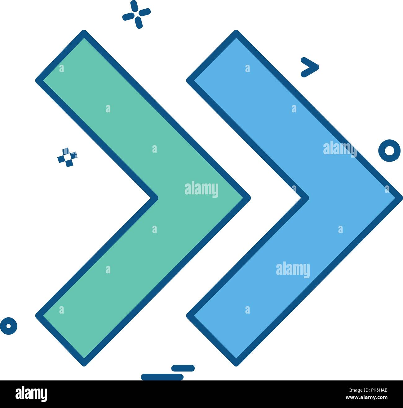 Arrows icon design vector Stock Vector Image & Art - Alamy