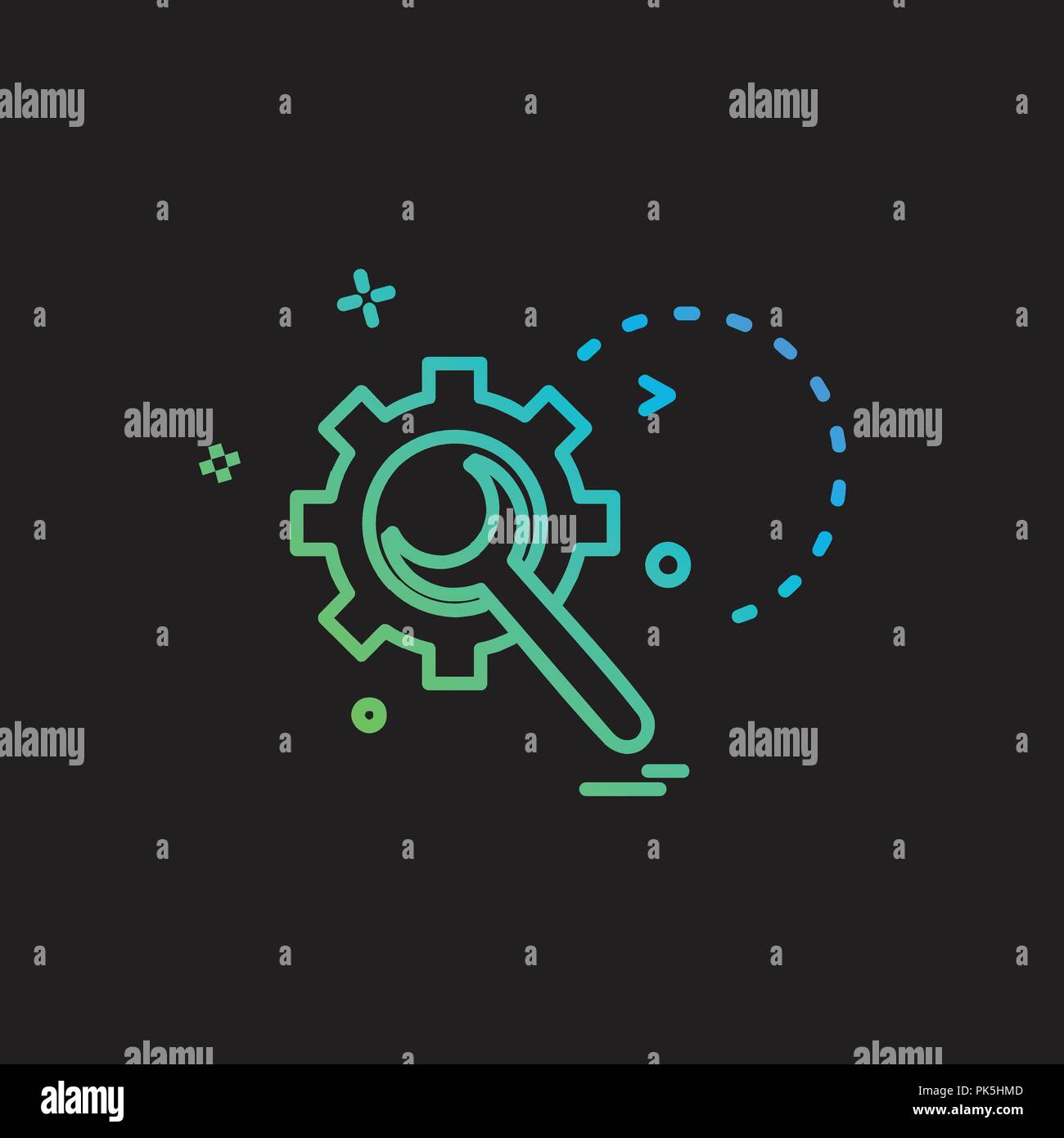 Gear icon design vector Stock Vector Image & Art - Alamy