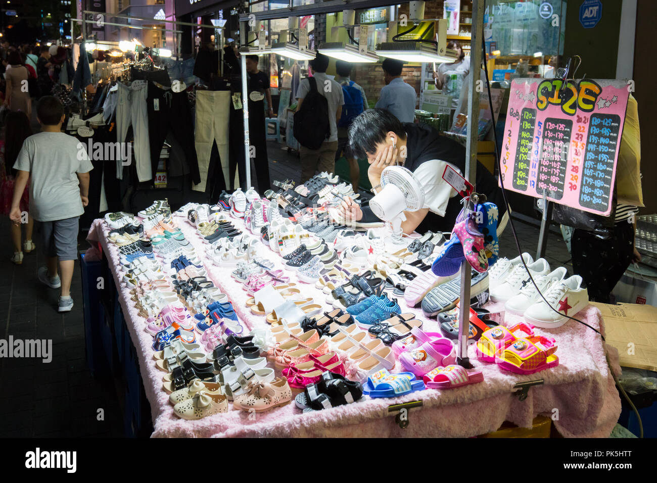 Myeong-dong Seoul South Korea Stock Photo - Alamy
