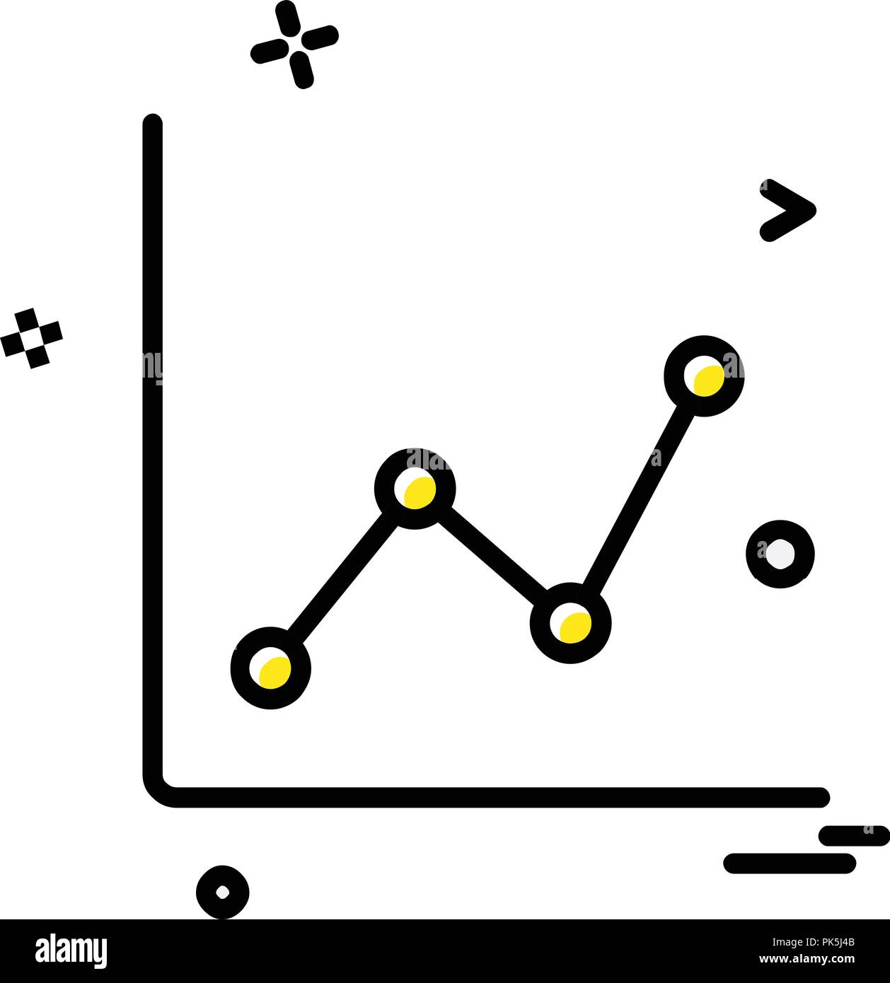 Graph icon design vector Stock Vector Image & Art - Alamy