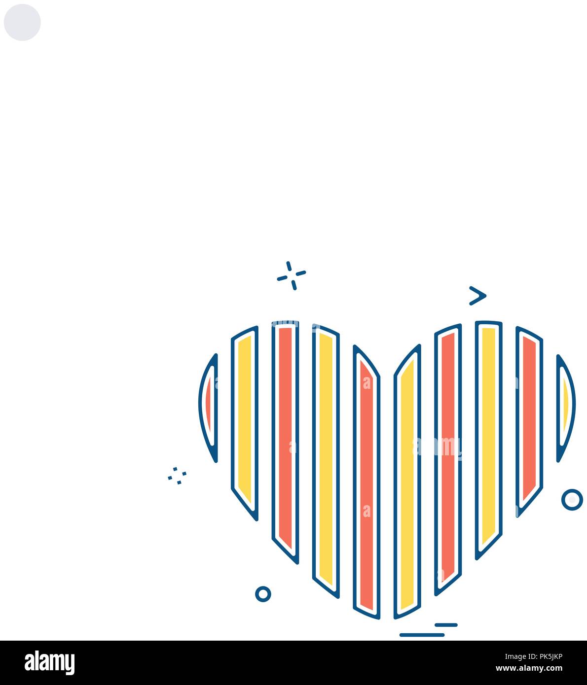 Hearts icon design vector Stock Vector Image & Art - Alamy