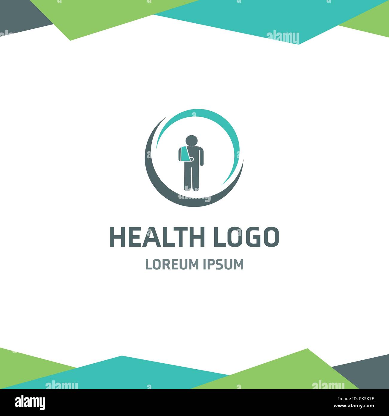 Health logo design with typography vector Stock Vector Image & Art - Alamy
