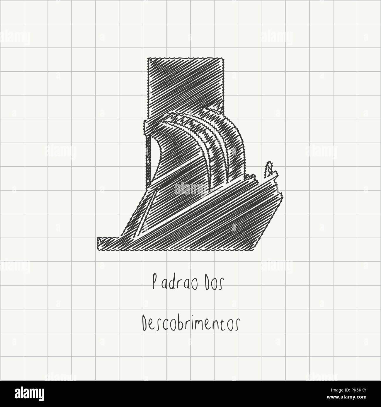 World Famous landmarks design with creative background vector Stock ...