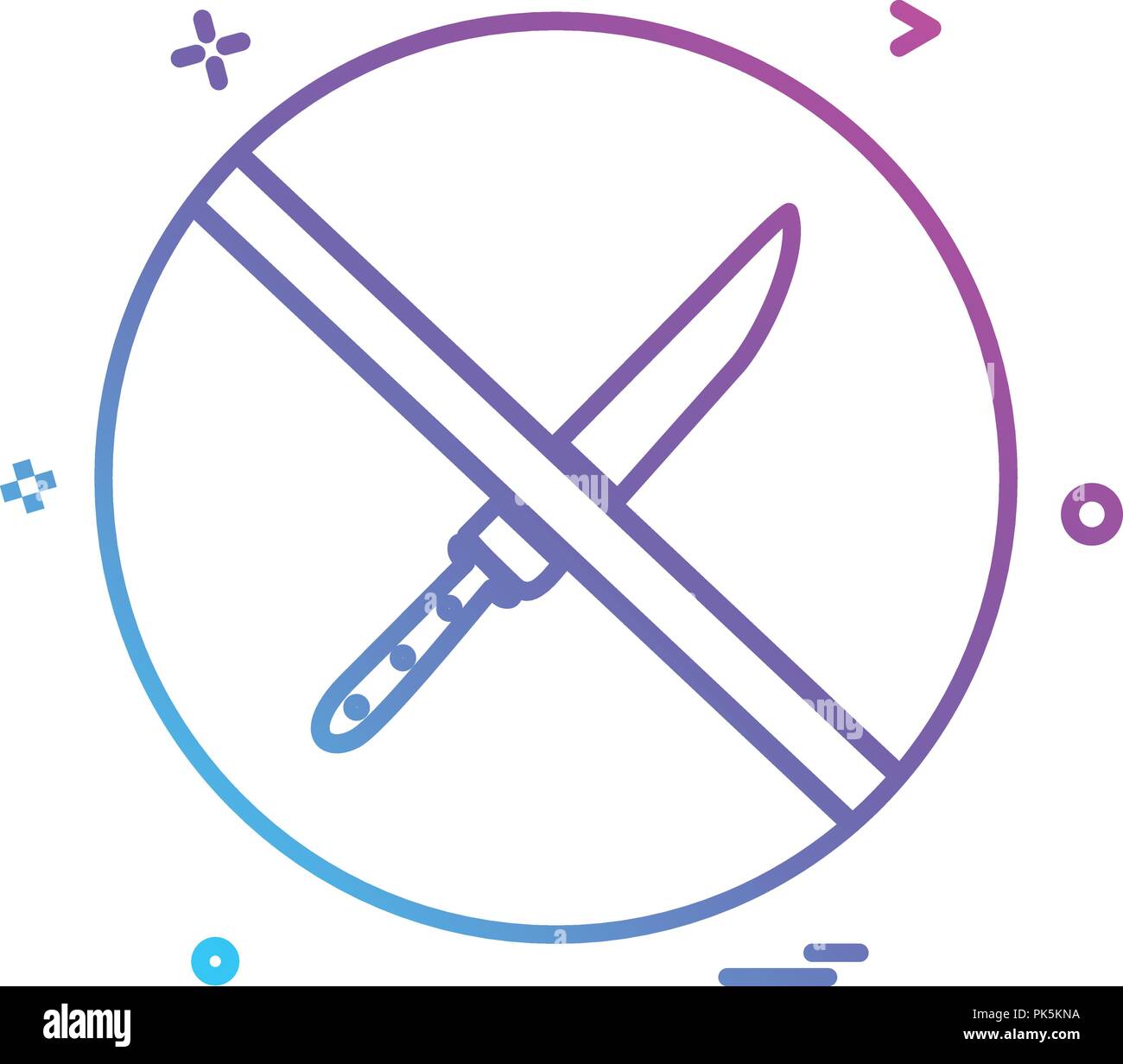 Stop knife crime Stock Vector Images - Alamy