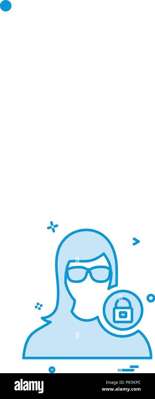 Female avatar icon design vector Stock Vector Image & Art - Alamy