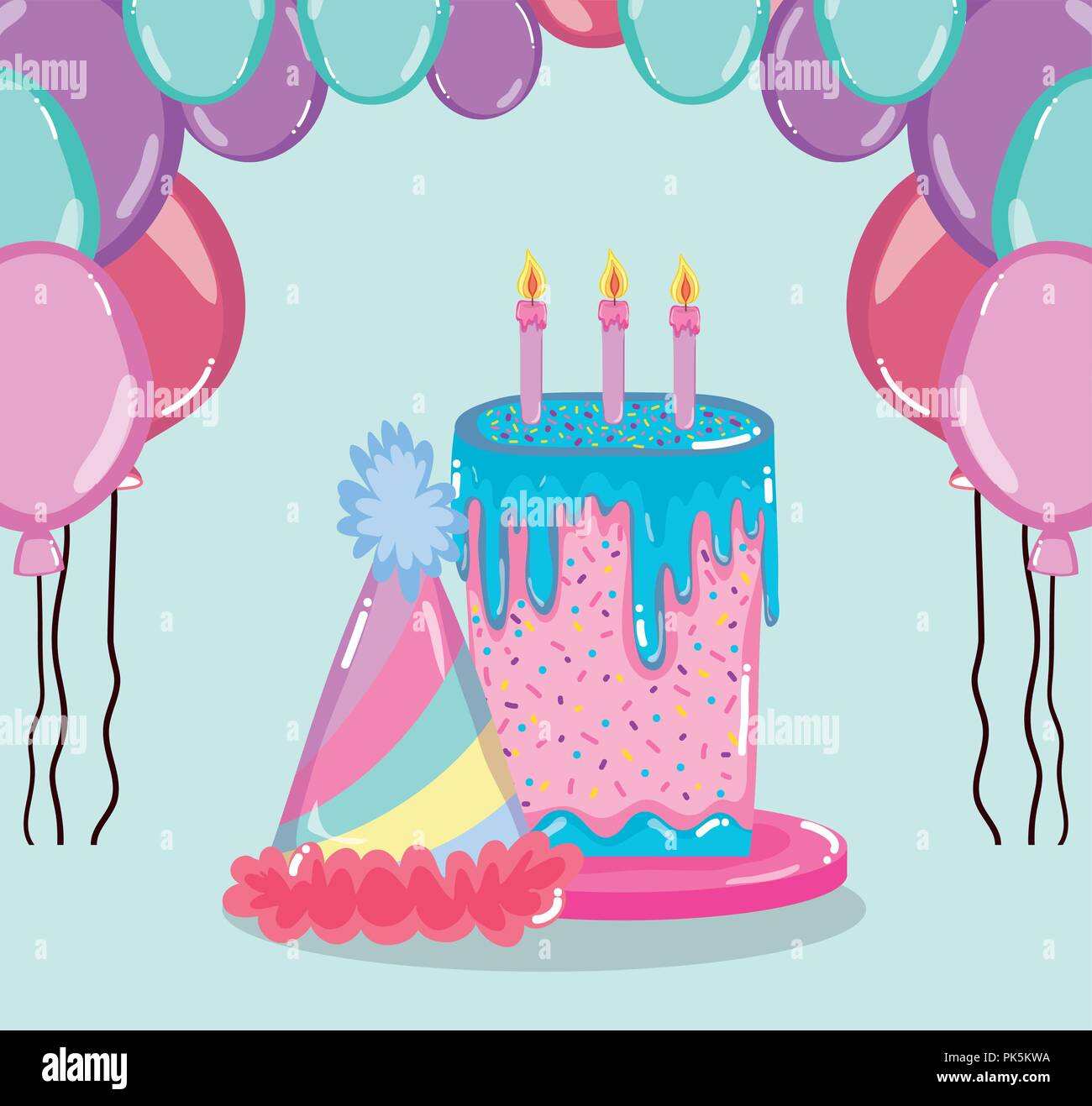 Birthday celebration cartoons Stock Vector Image & Art - Alamy