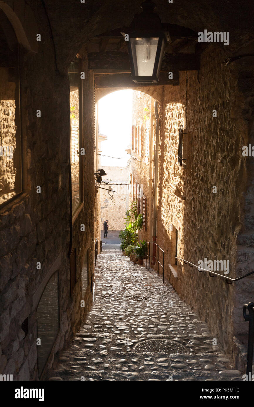 Aerial view medieval city vence hi-res stock photography and images - Alamy