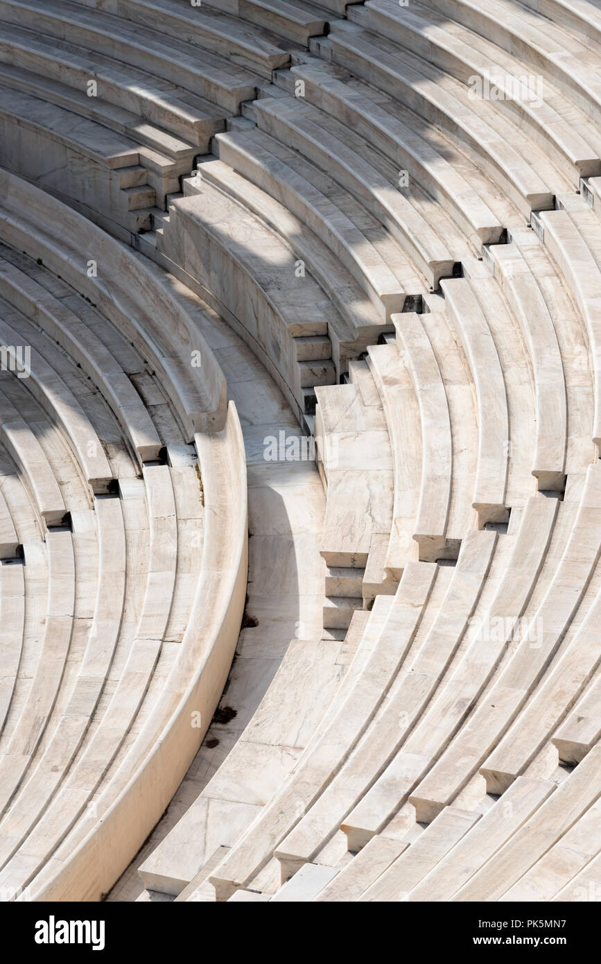 Steps part of stone amphitheater Stock Photo - Alamy