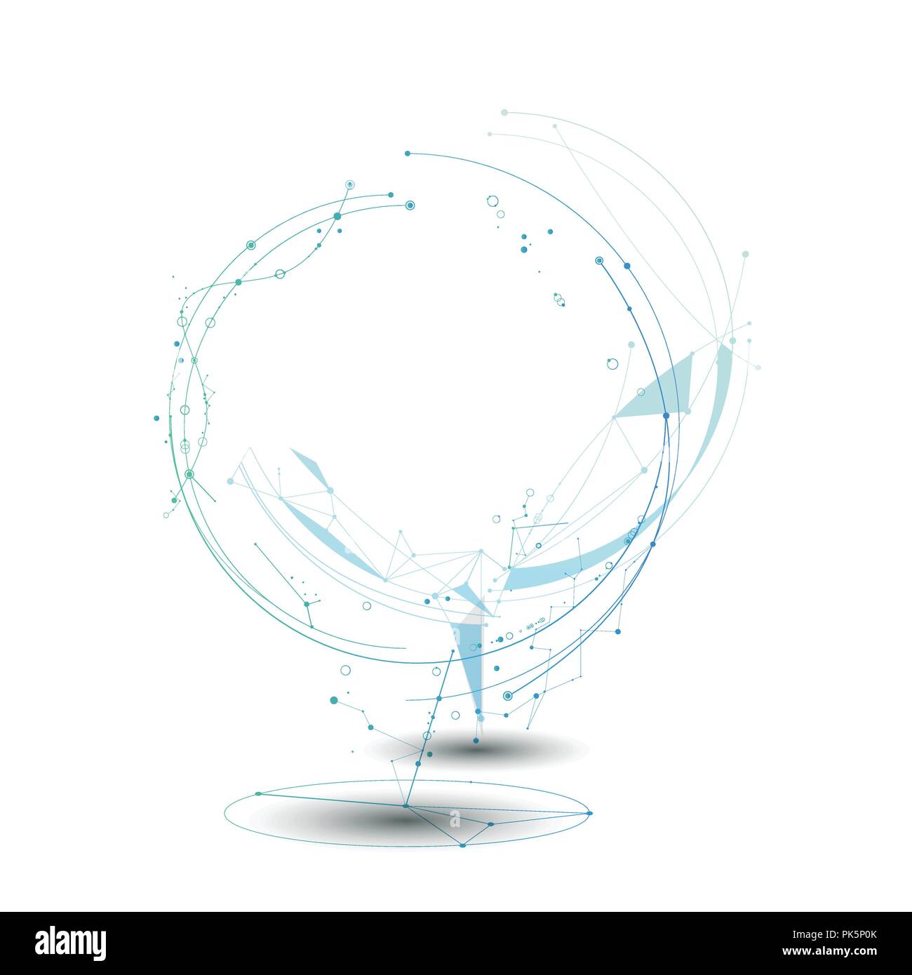 Abstract molecules global social Stock Vector Images - Alamy