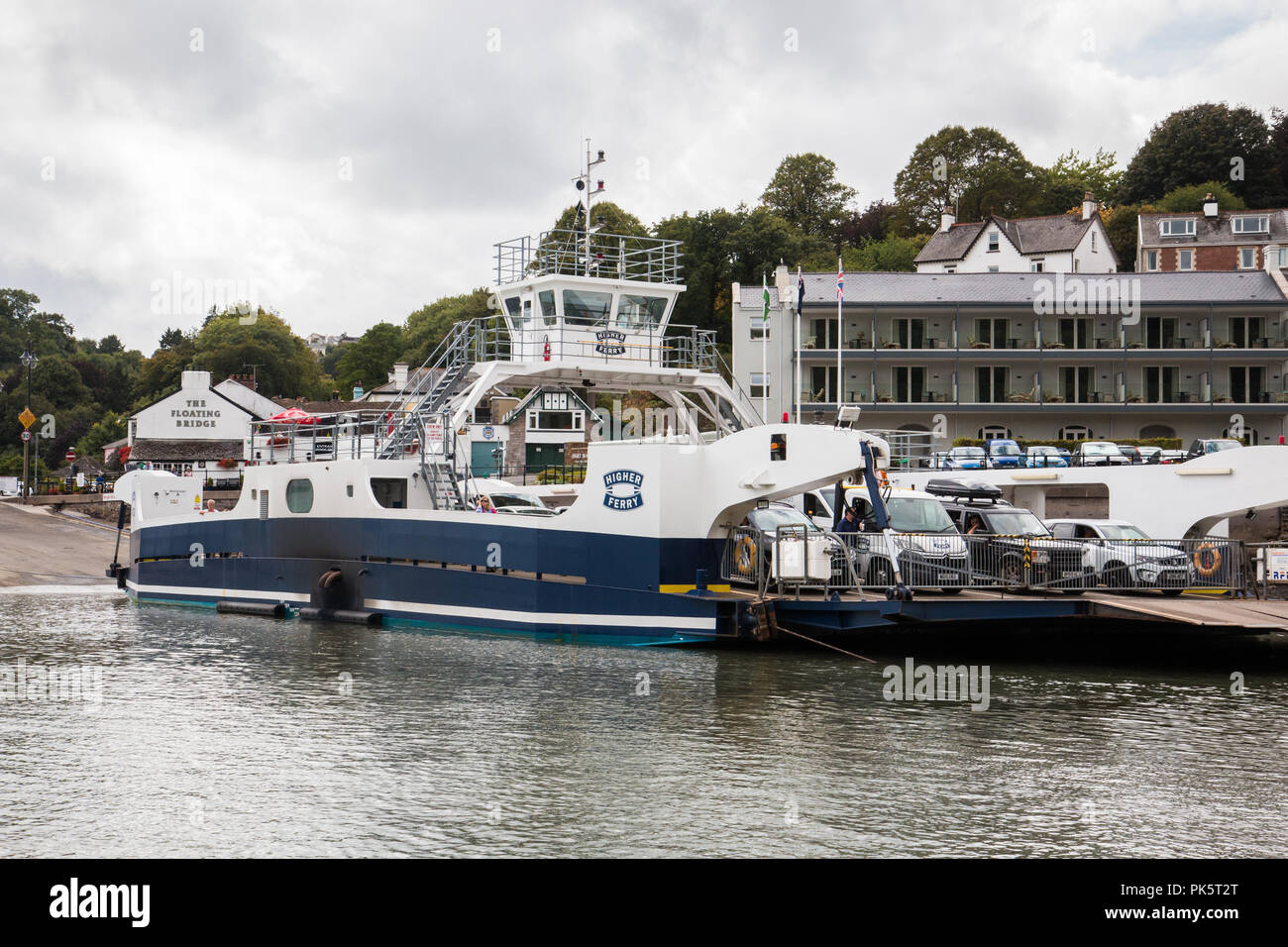 Dartmouth higher ferry Stock Photo - Alamy
