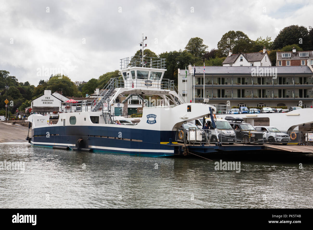 Dartmouth higher ferry Stock Photo - Alamy
