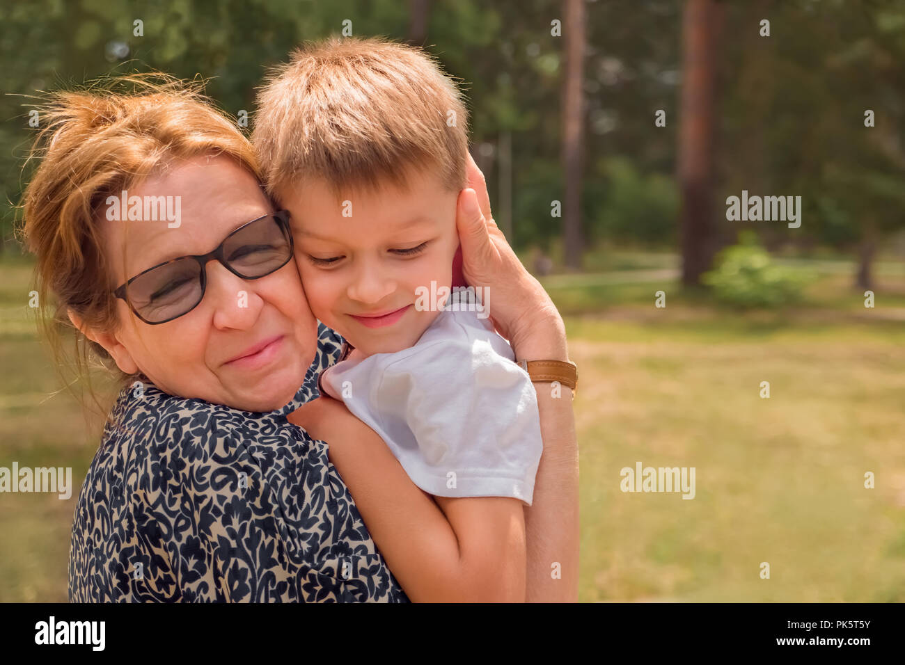 Happy family concept. Emotions expression. Generation connection Stock ...