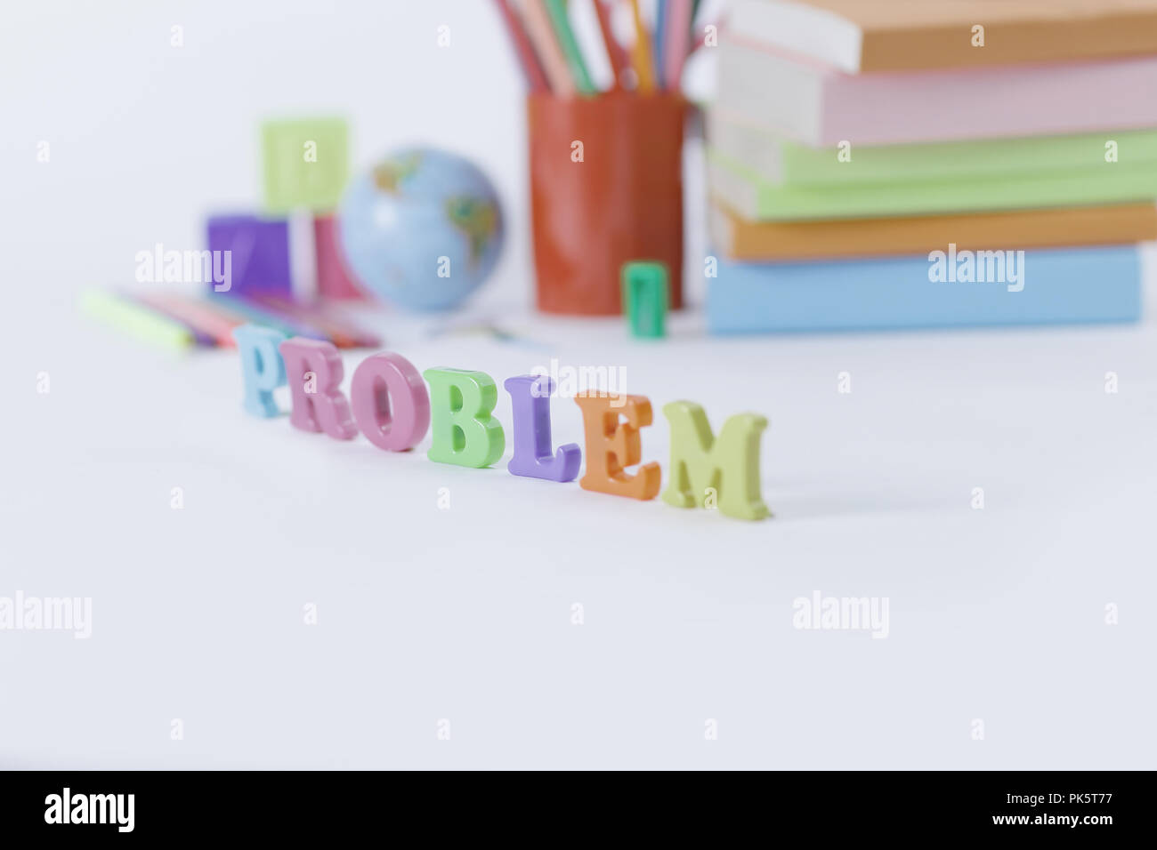 words problem on white background .photo with copy space Stock Photo ...