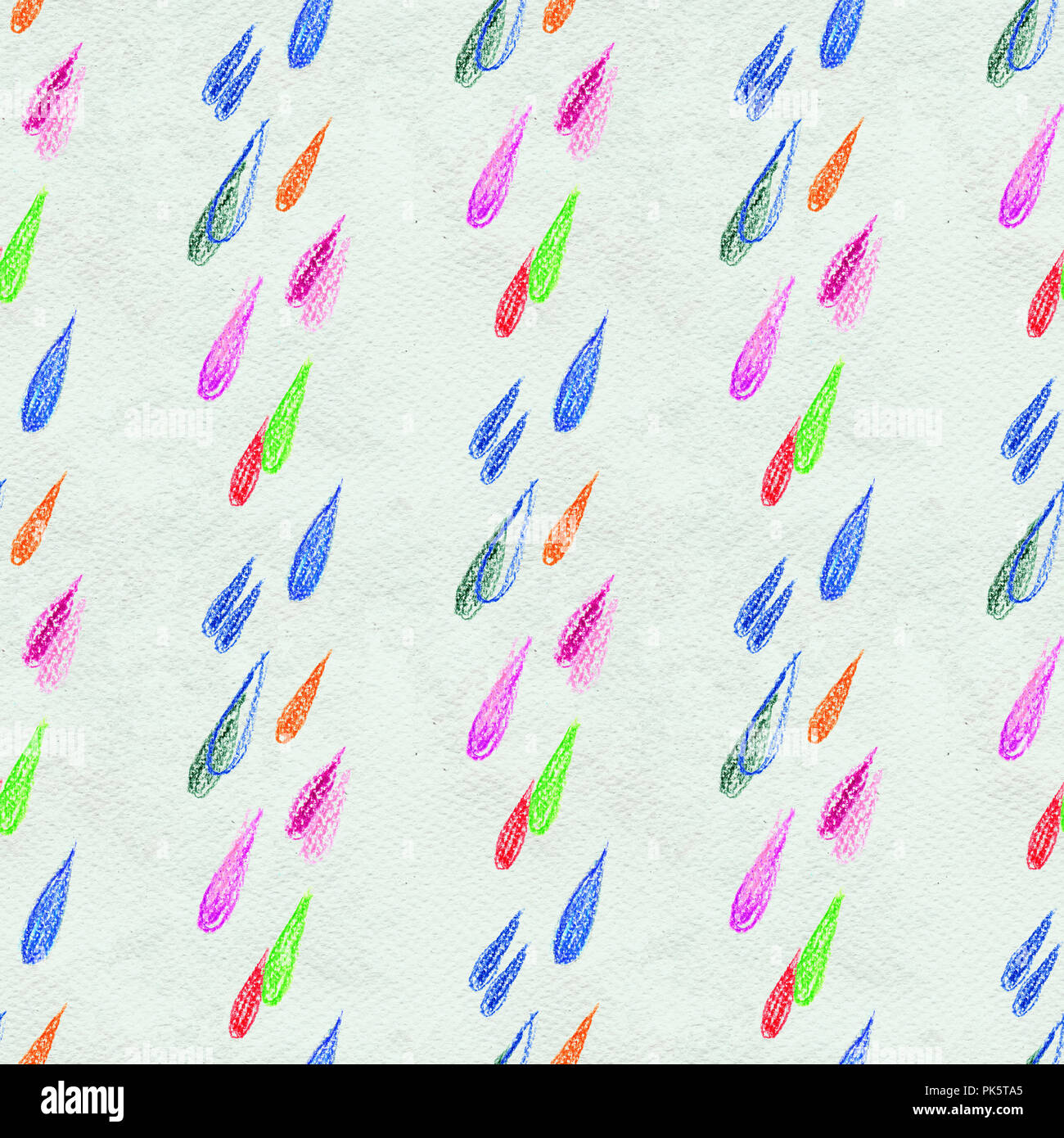 Coloful rain drops seamless pattern Stock Photo - Alamy
