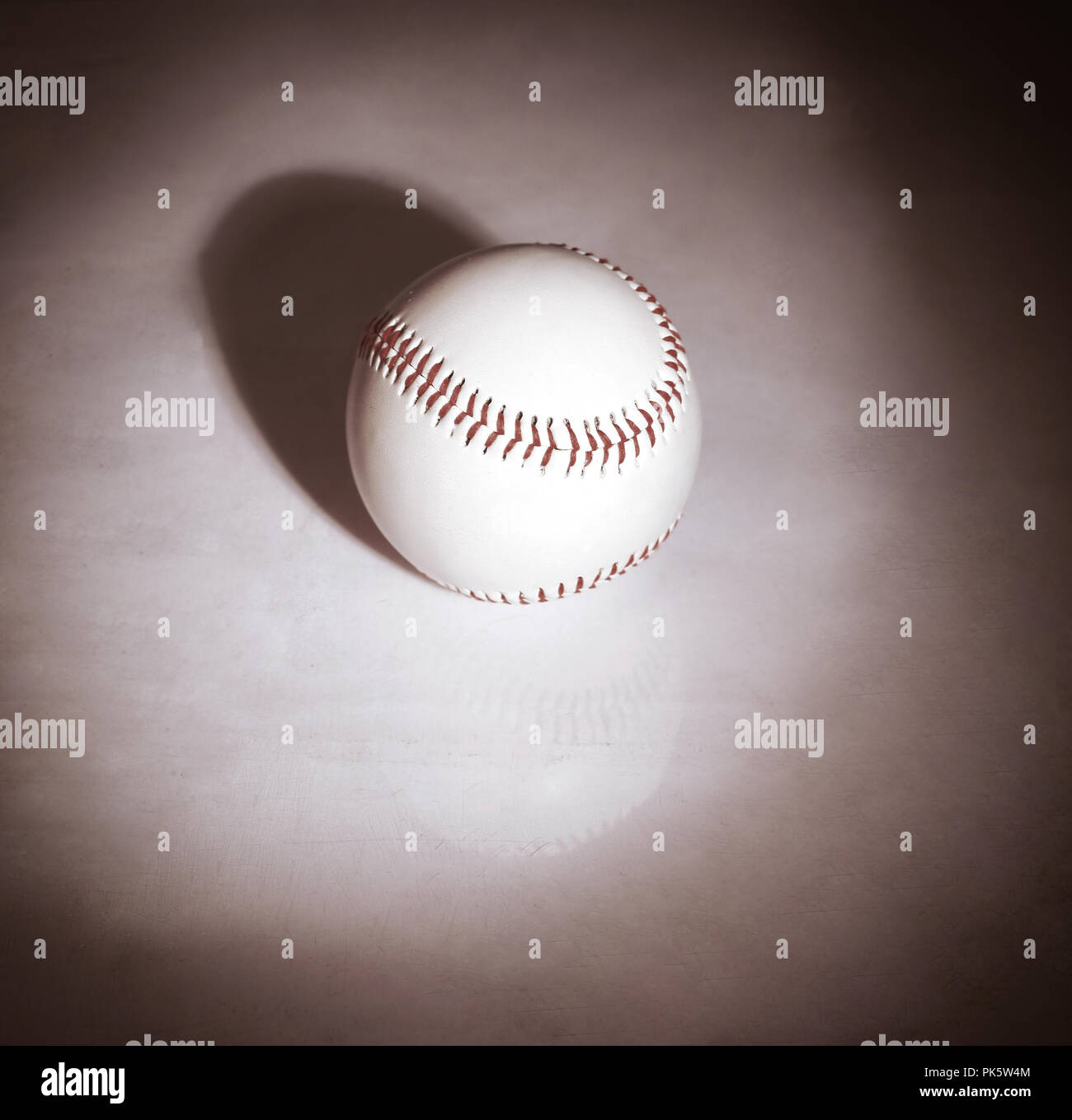 baseball ball .isolated on a white background Stock Photo - Alamy