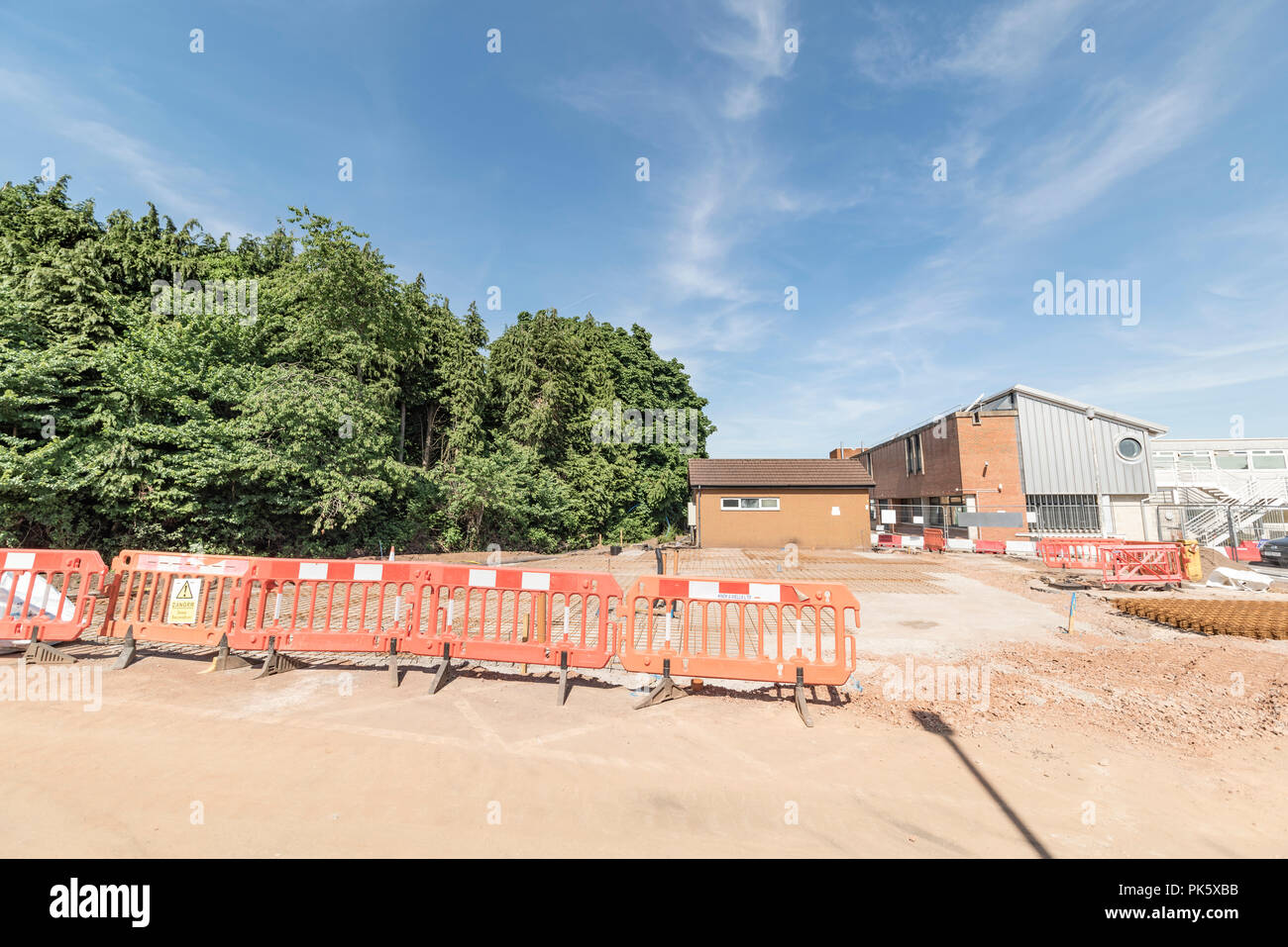 Preparing the site at Velindre Hospital Cardiff for the New Maggies ...