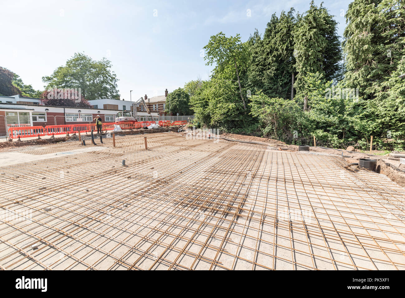 Preparing the site at Velindre Hospital Cardiff for the New Maggies ...