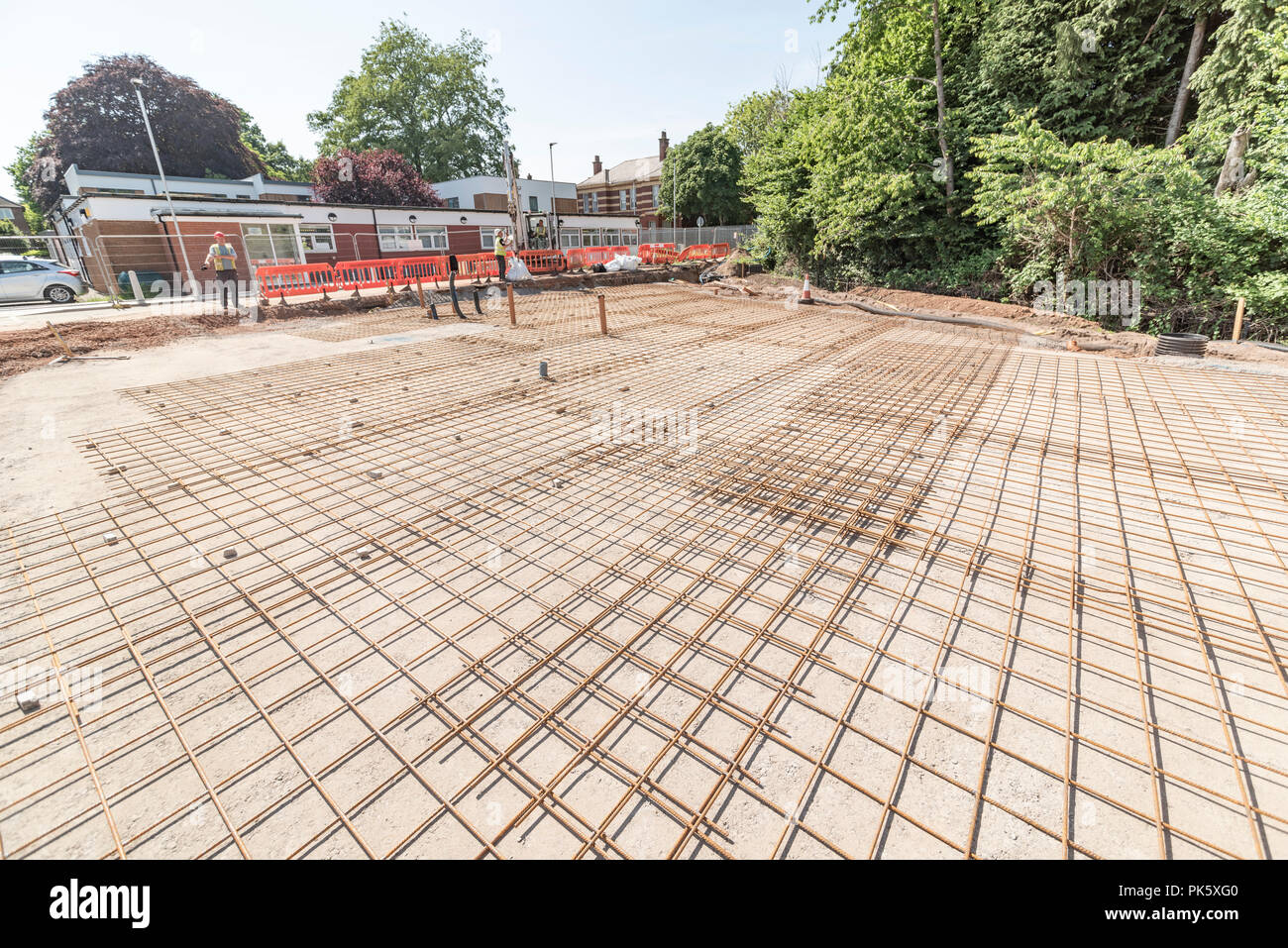 Preparing the site at Velindre Hospital Cardiff for the New Maggies ...