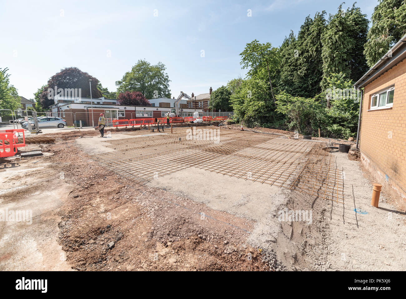 Preparing the site at Velindre Hospital Cardiff for the New Maggies ...