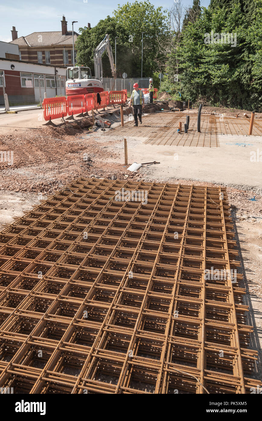 Preparing the site at Velindre Hospital Cardiff for the New Maggies ...