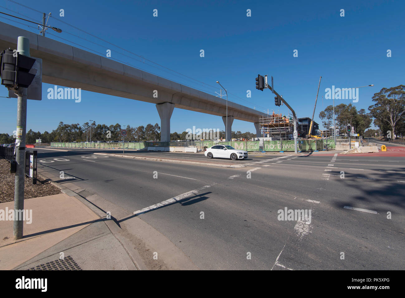July 2018, a section of the elevated Skytrain rail line that forms part ...
