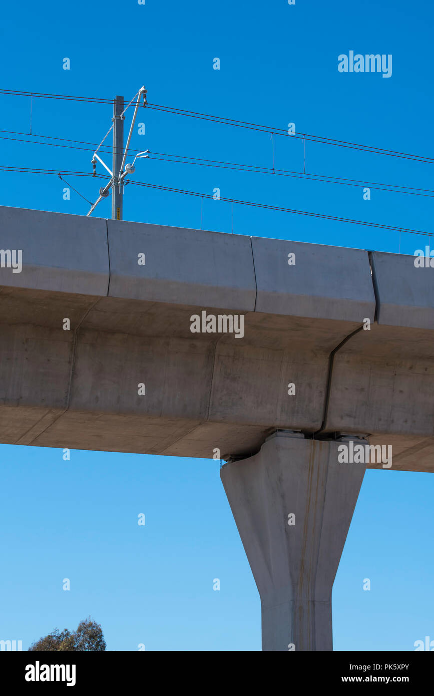 July 2018, a section of the elevated Skytrain rail line that forms part ...