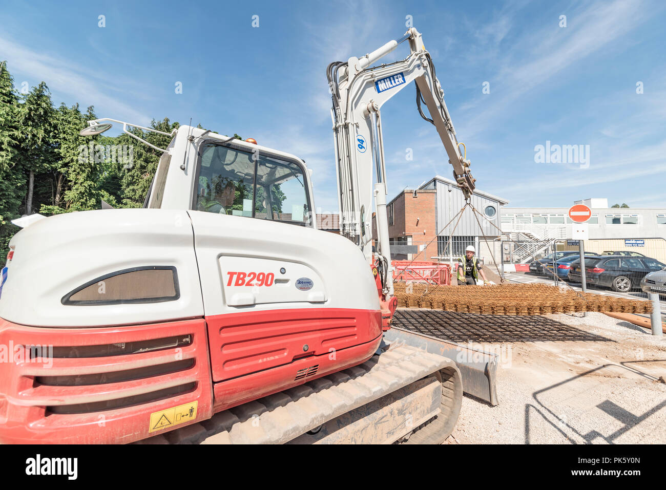 Preparing the site at Velindre Hospital Cardiff for the New Maggies ...