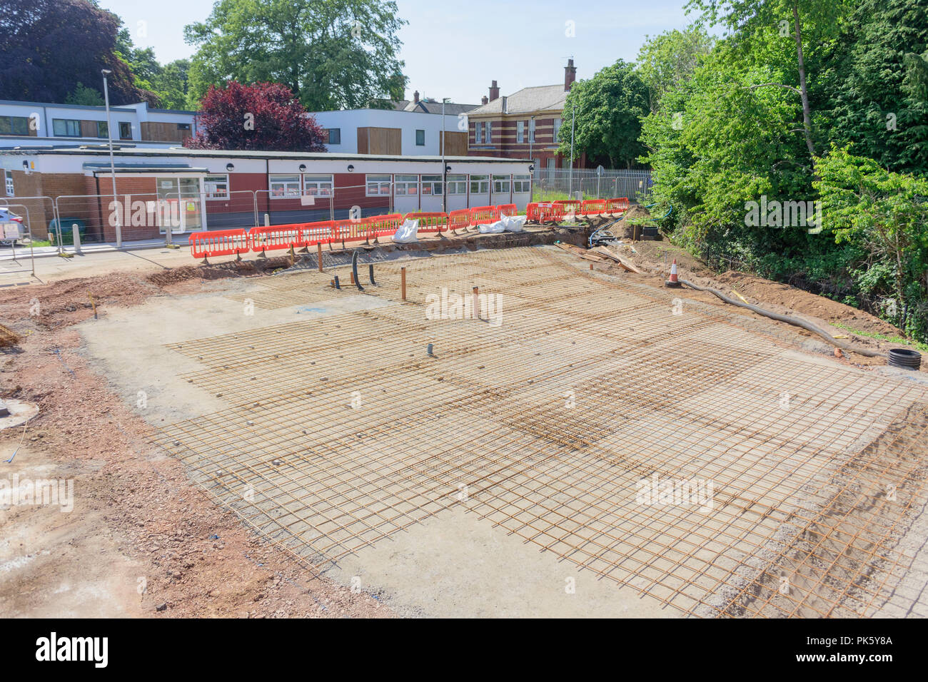 Preparing the site at Velindre Hospital Cardiff for the New Maggies ...