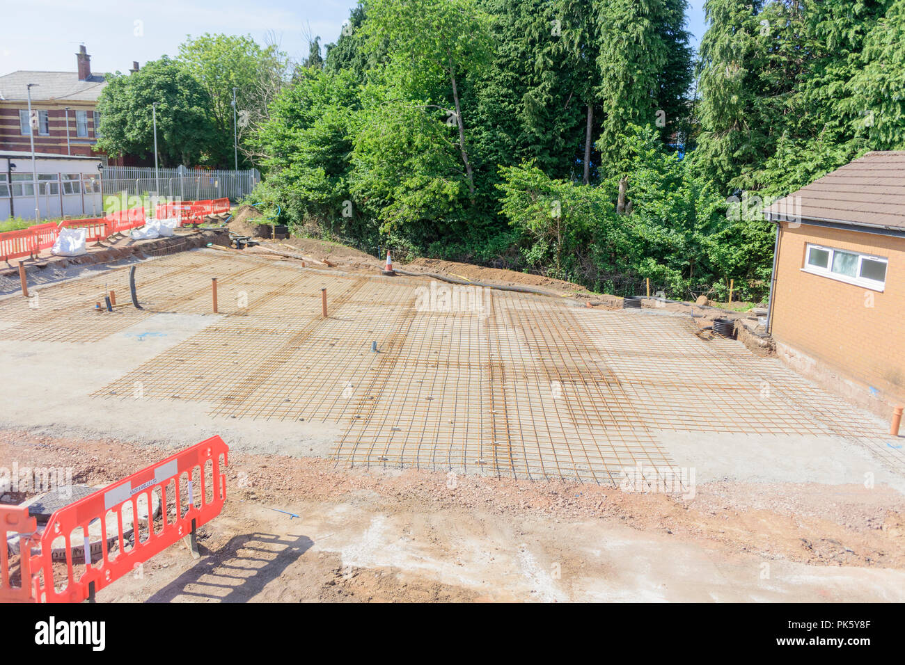 Preparing the site at Velindre Hospital Cardiff for the New Maggies ...