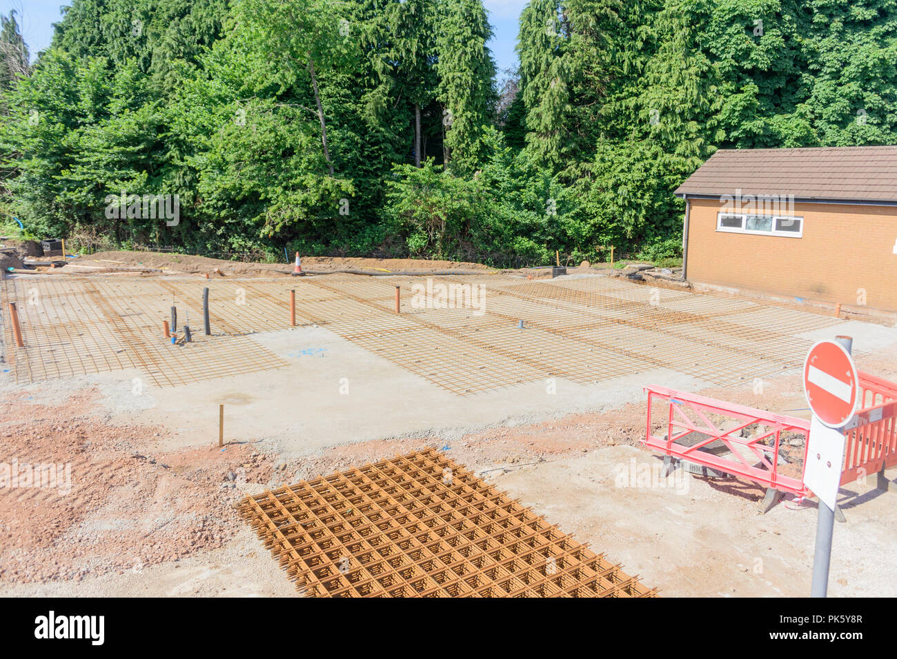 Preparing the site at Velindre Hospital Cardiff for the New Maggies ...
