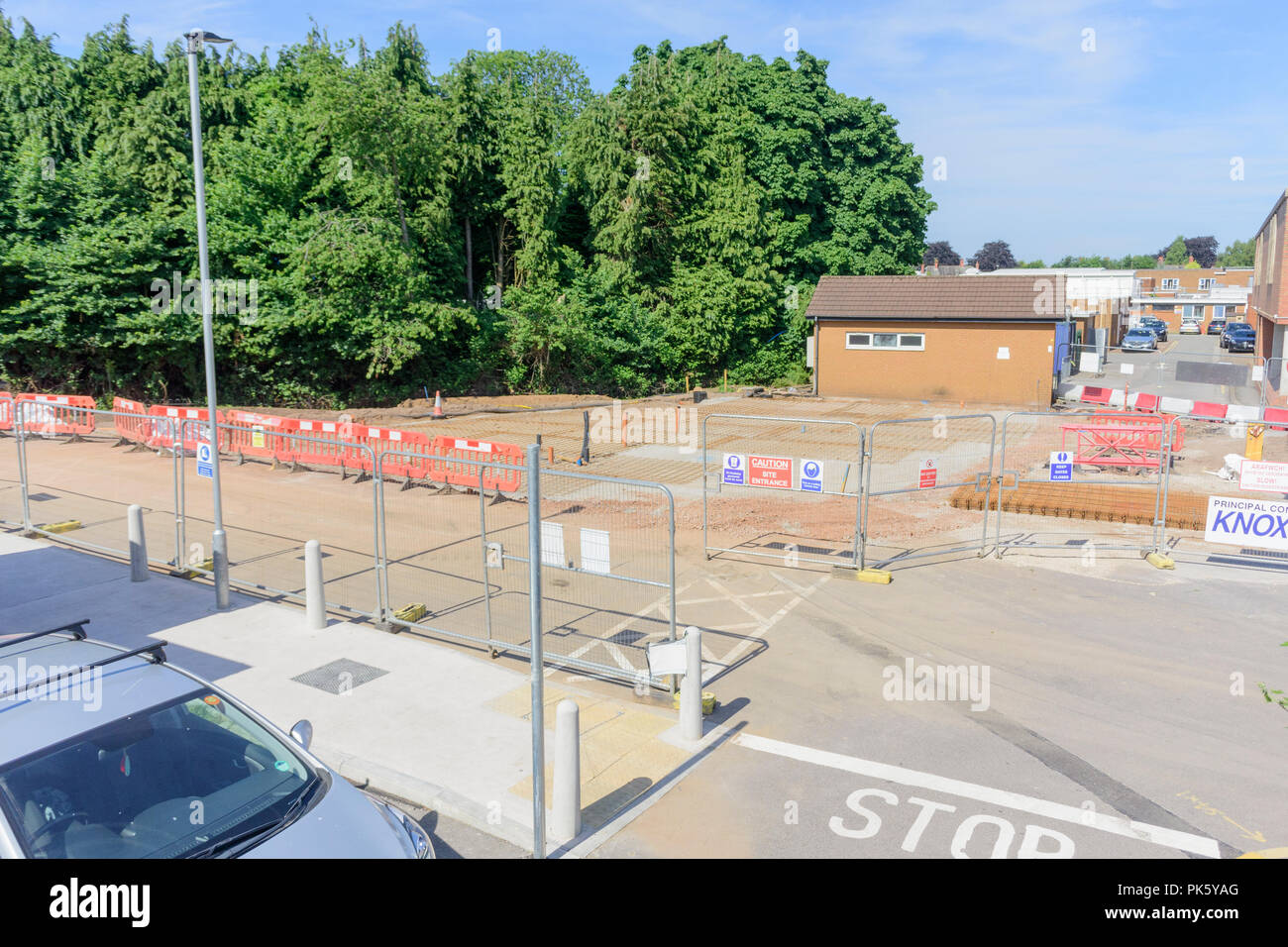 Preparing the site at Velindre Hospital Cardiff for the New Maggies ...