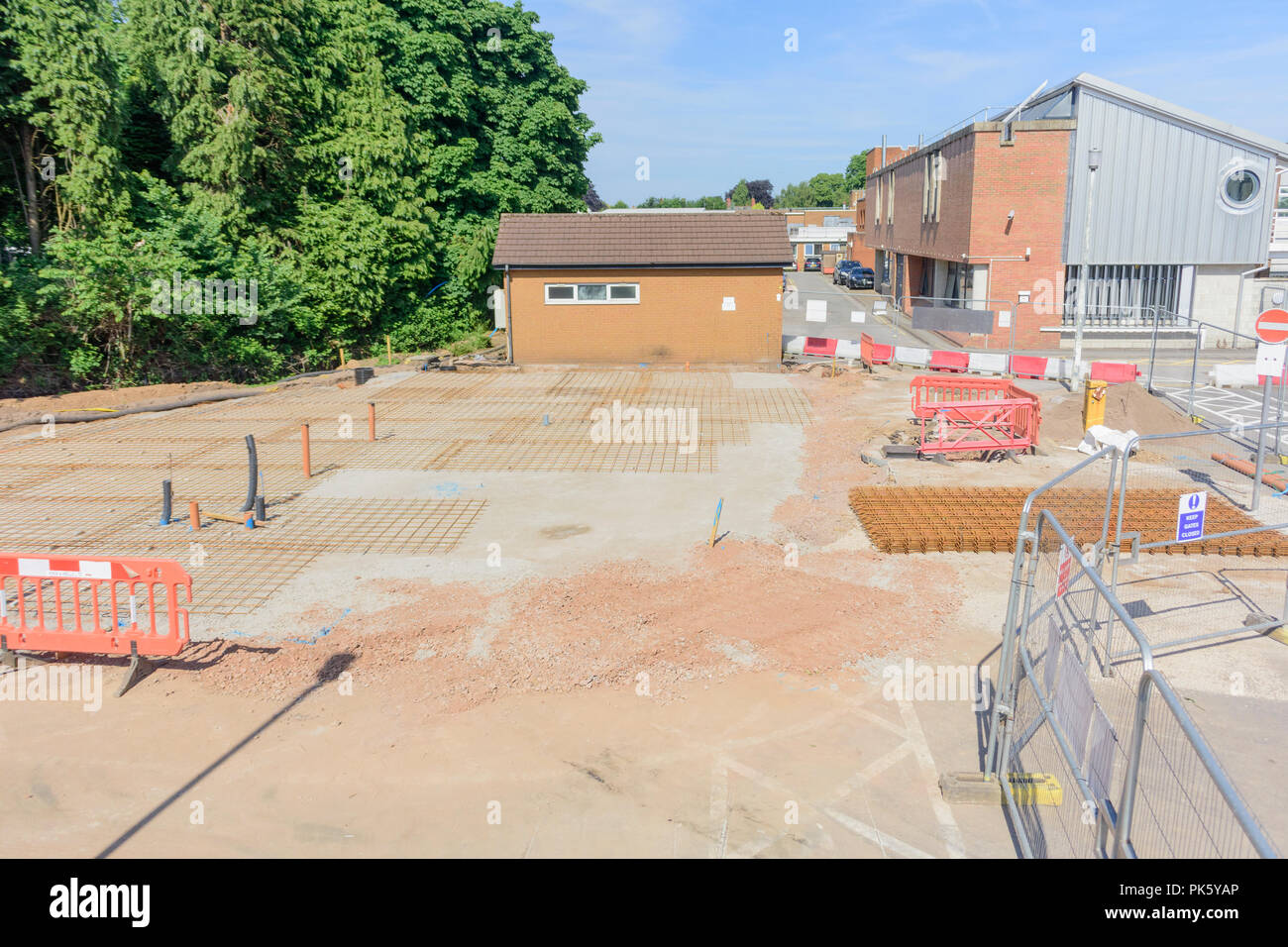 Preparing the site at Velindre Hospital Cardiff for the New Maggies ...